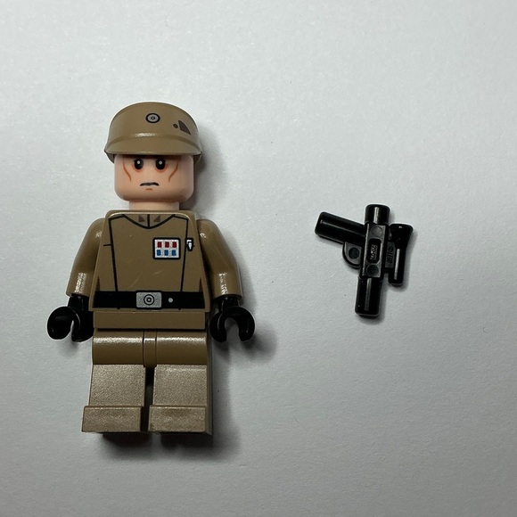 Lego | Toys | Lego Star Wars Imperial Officer Minifigure Tan Uniform ...